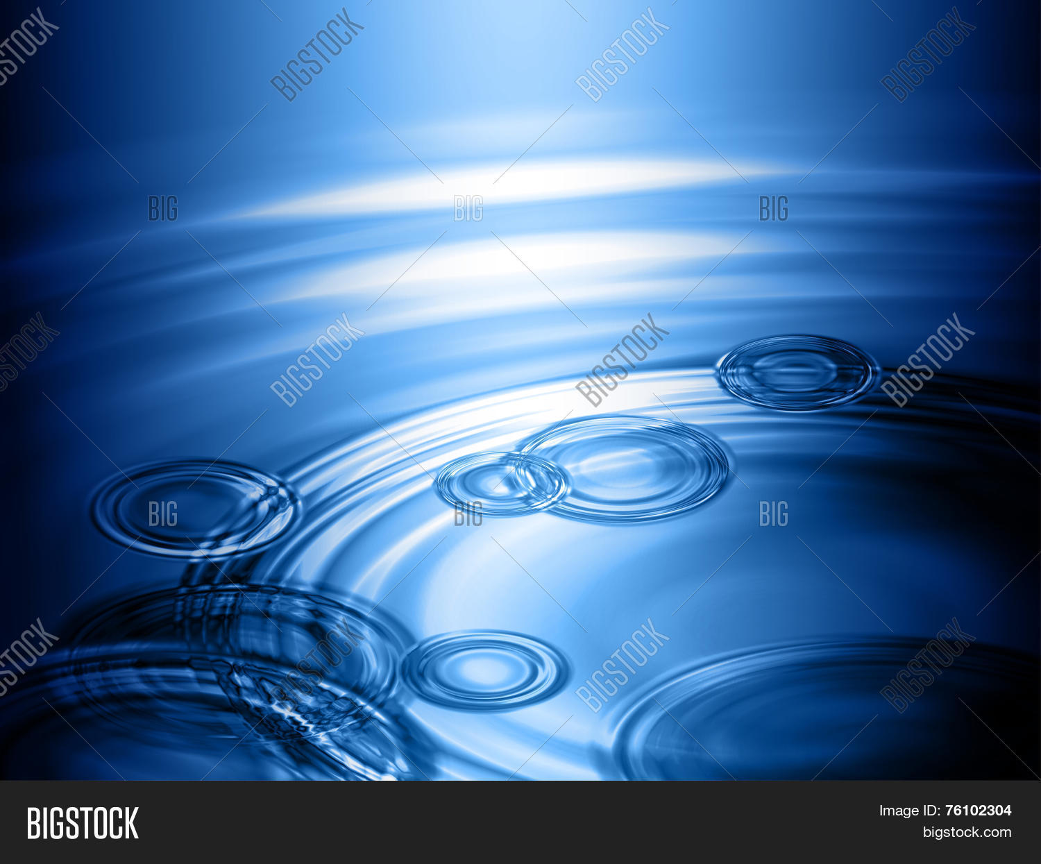 Water Rain Ripple Vector & Photo (Free Trial) | Bigstock