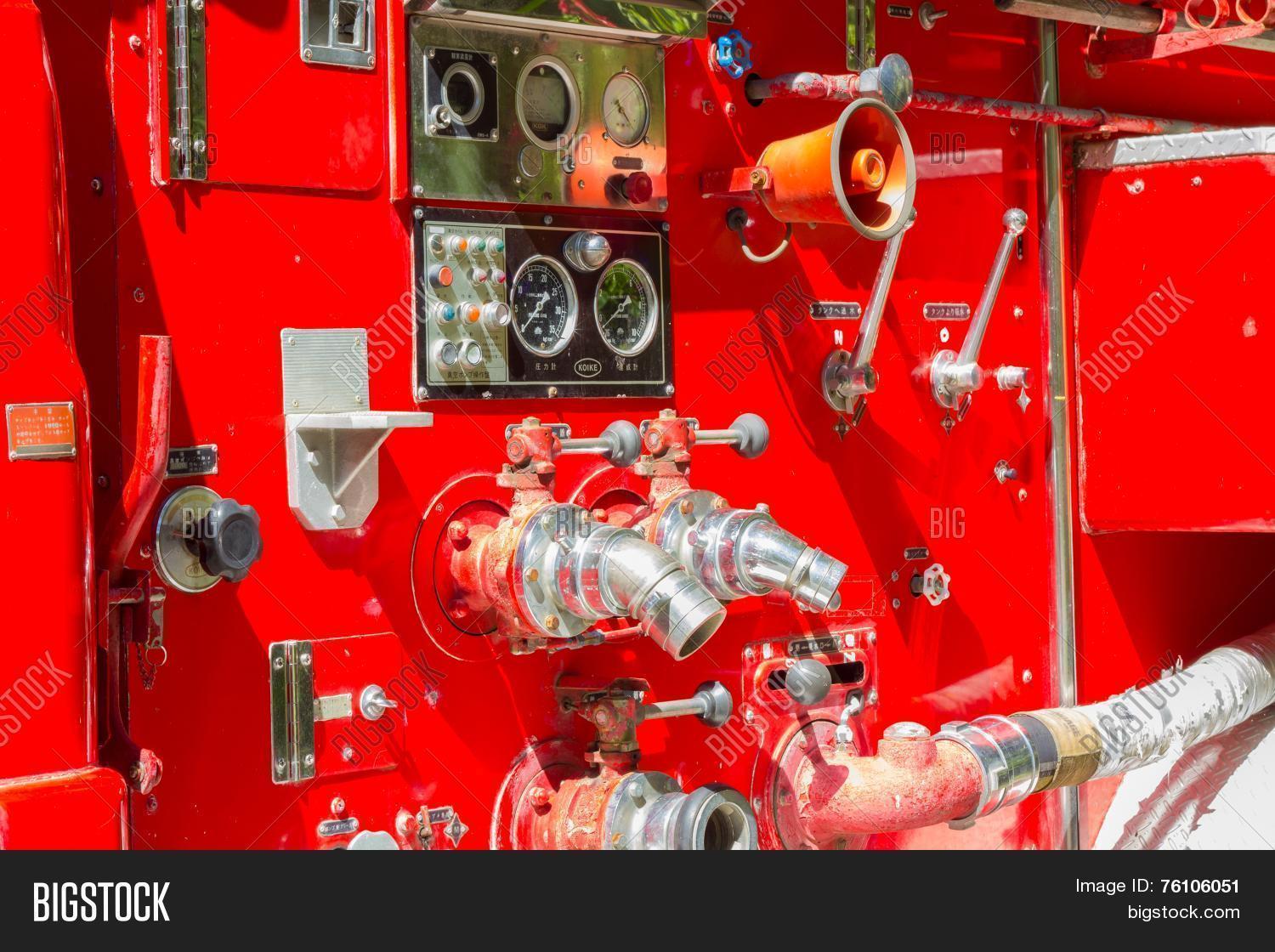Red Fire Engine Image & Photo (Free Trial) | Bigstock