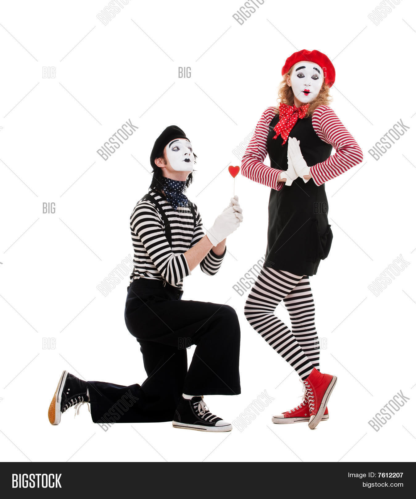 Imagen y foto Retrato De Mimos. (prueba gratis) | Bigstock