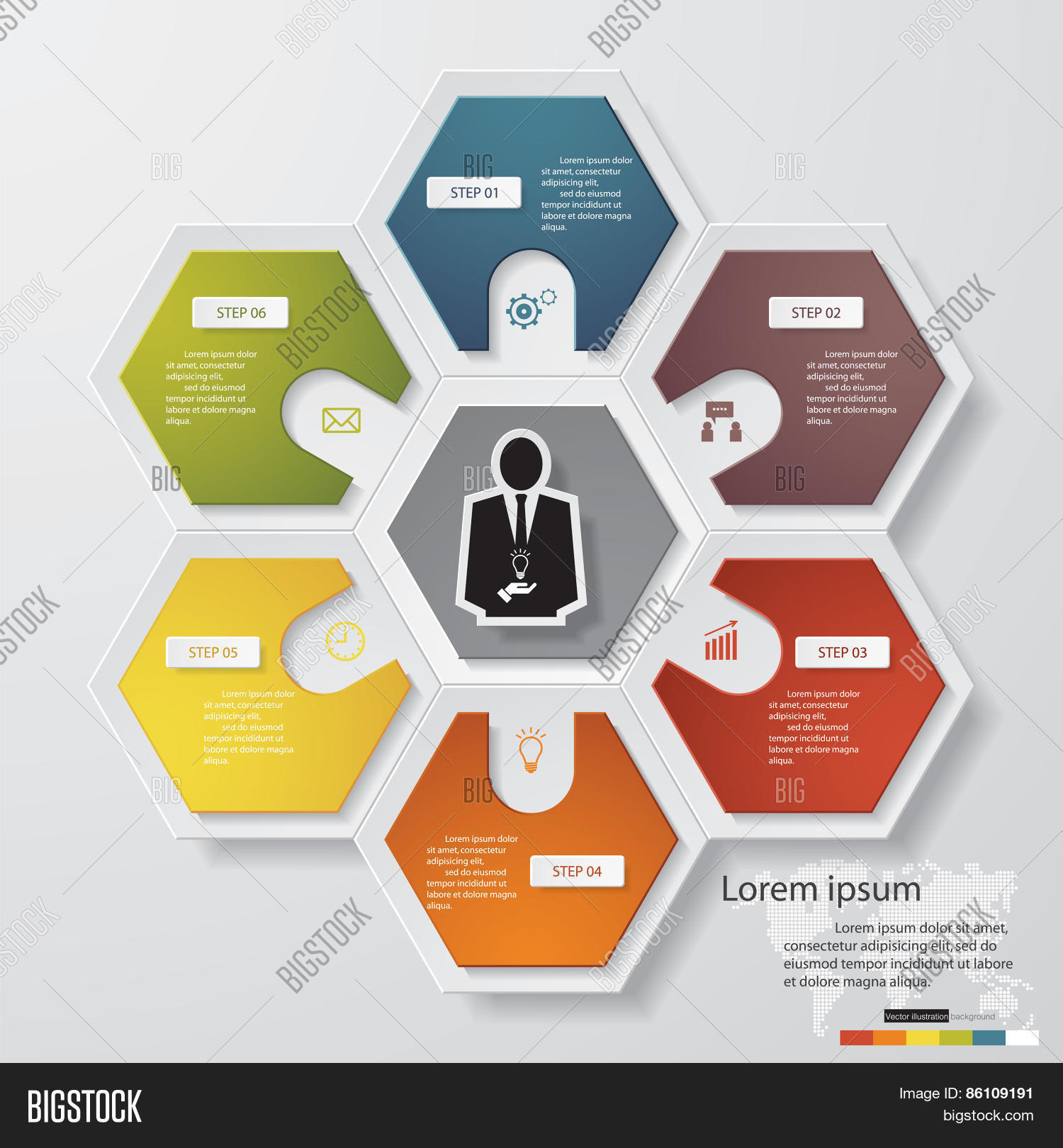 Number Template/ Vector & Photo (Free Trial) | Bigstock