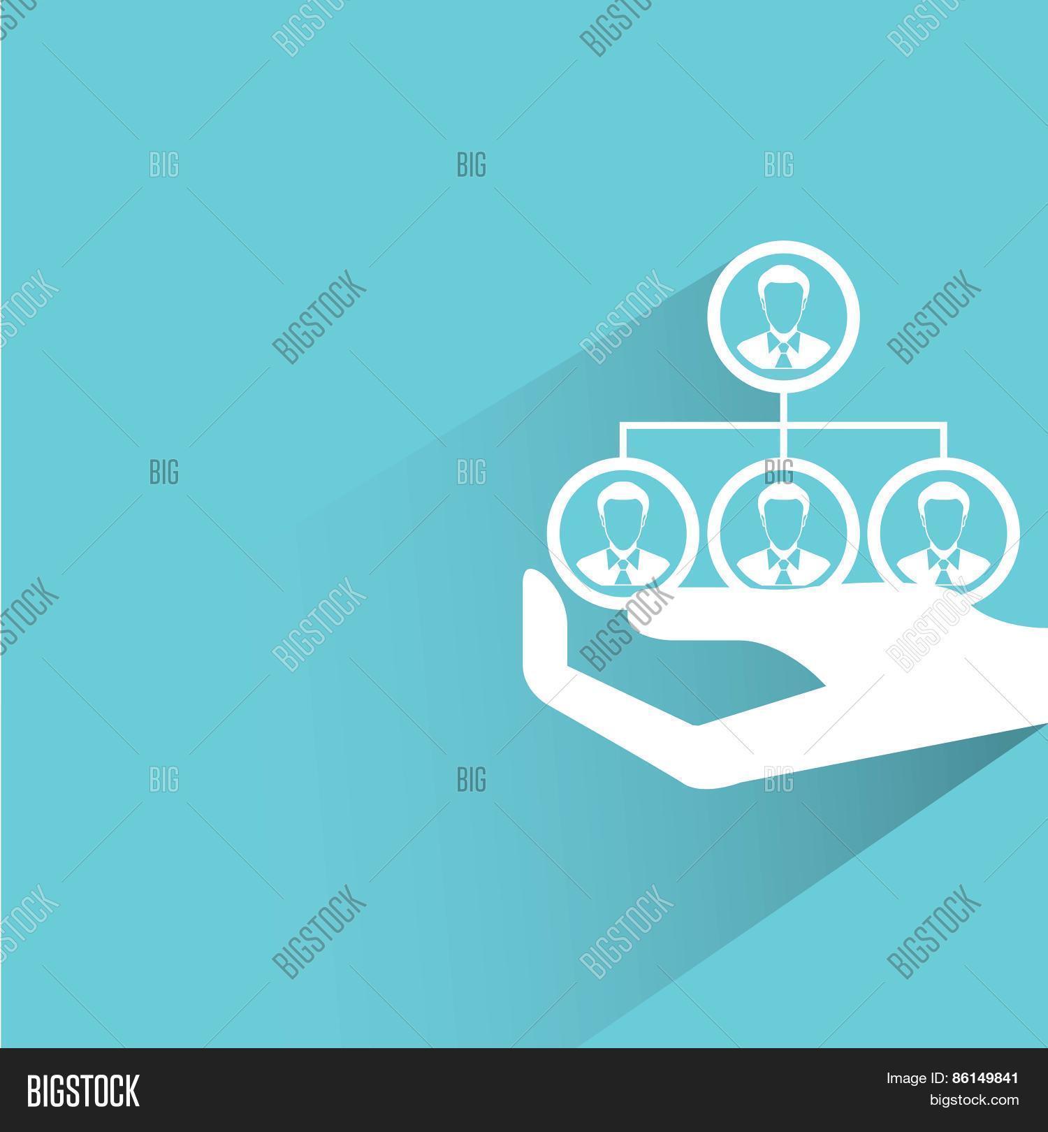 Organization Chart Vector & Photo (Free Trial) | Bigstock
