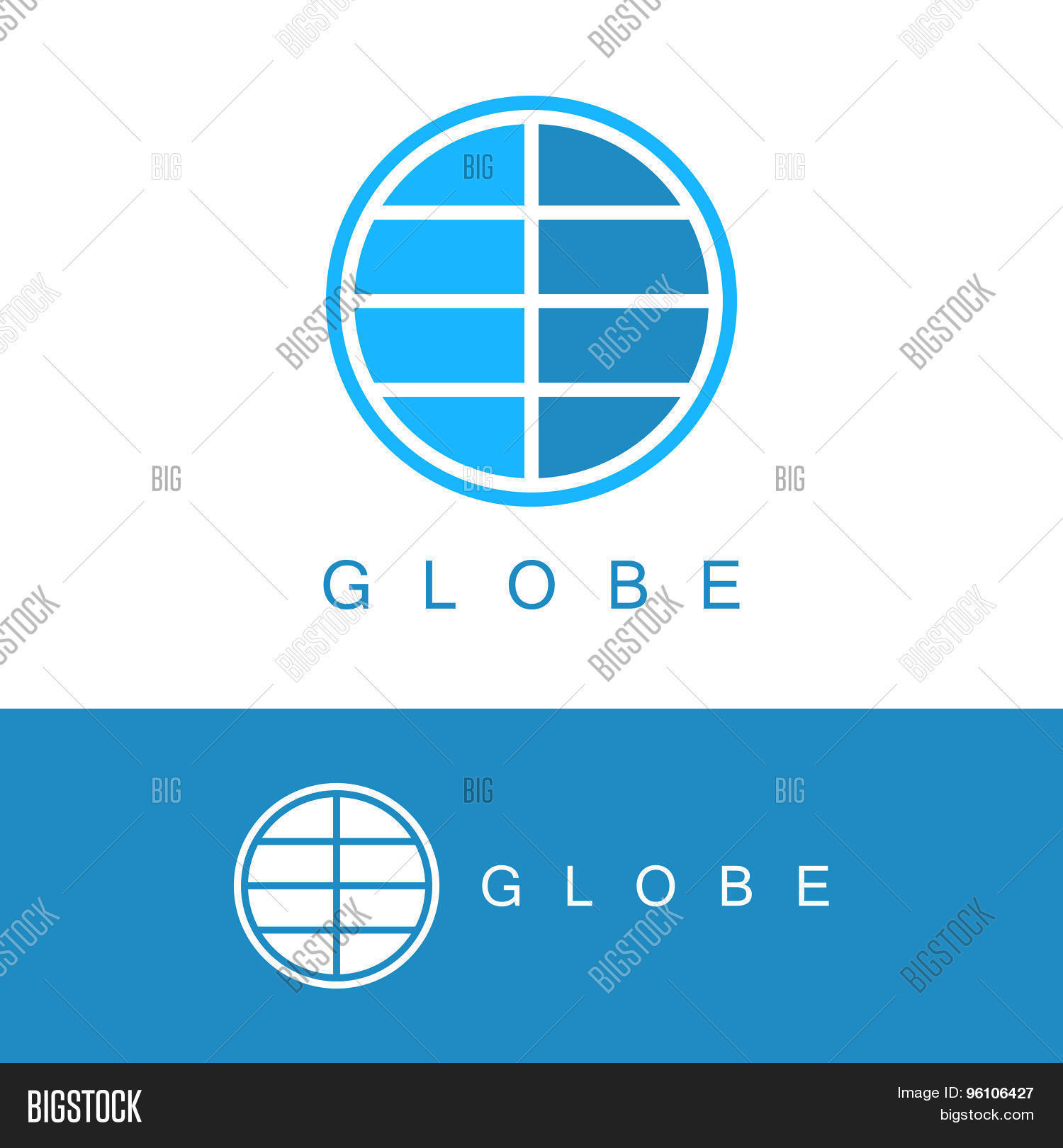 Globe Logo Template Vector & Photo (Free Trial) | Bigstock