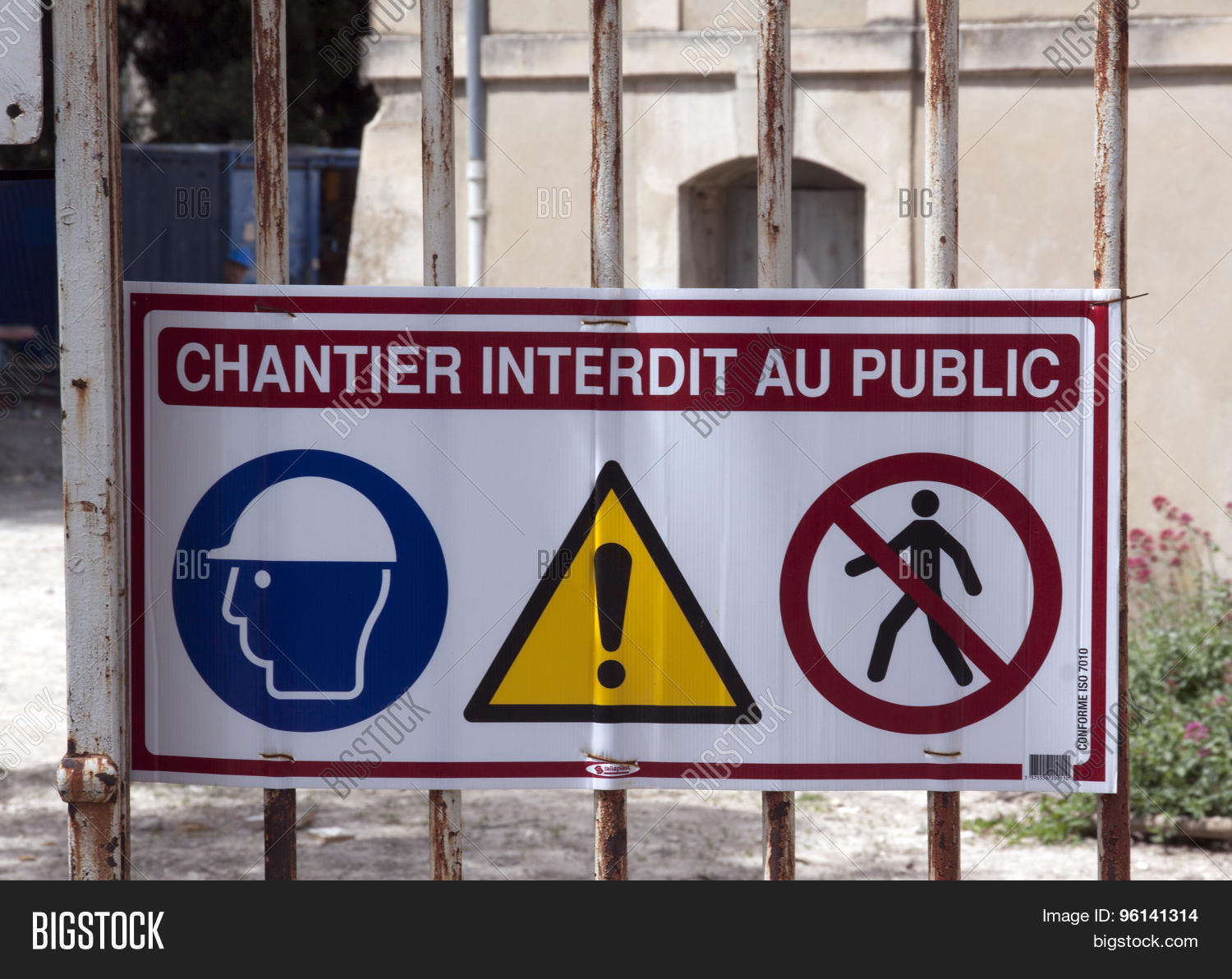 Building Site Closed Image & Photo (Free Trial) | Bigstock