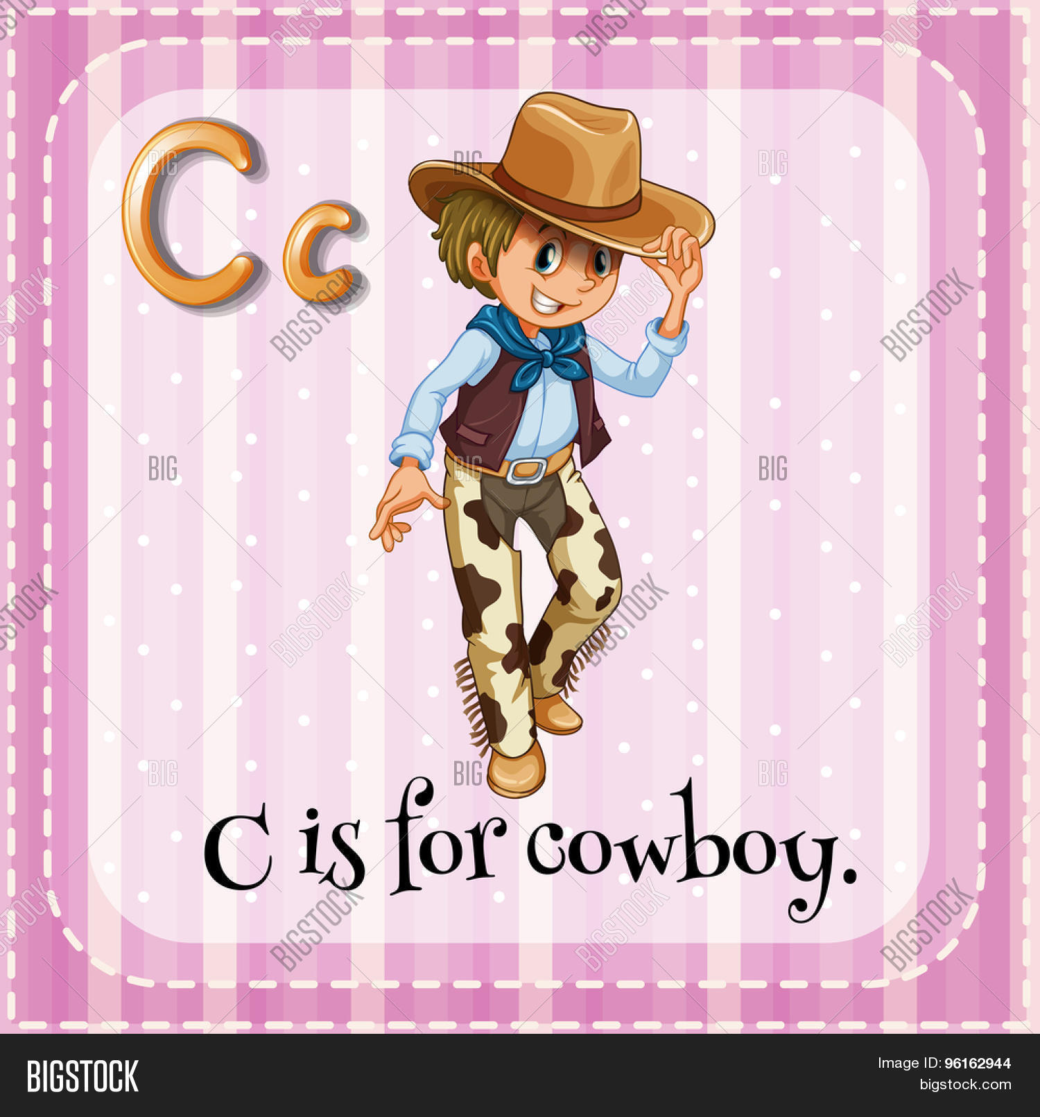 Flashcard Letter C Vector & Photo (Free Trial) | Bigstock