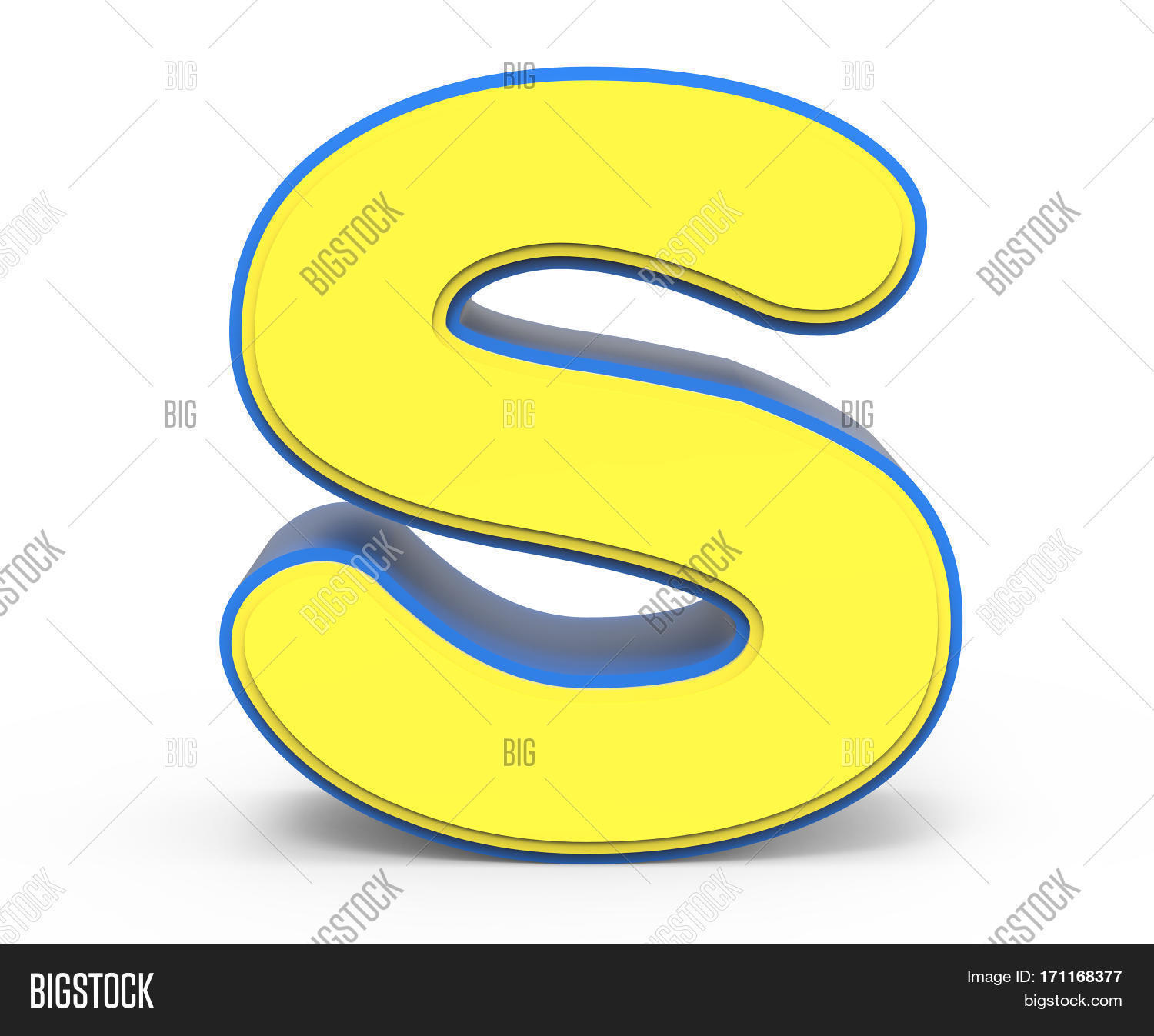 Cute Yellow Letter S Image & Photo (Free Trial) | Bigstock
