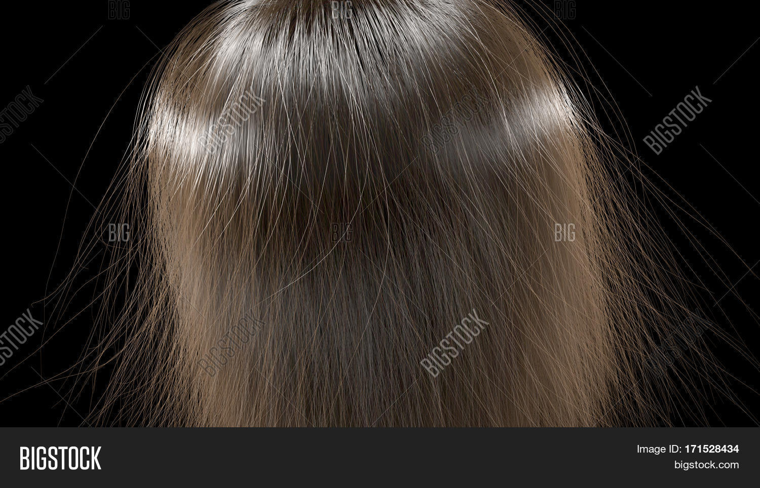 Long Hair Texture,3d Image & Photo (Free Trial) | Bigstock