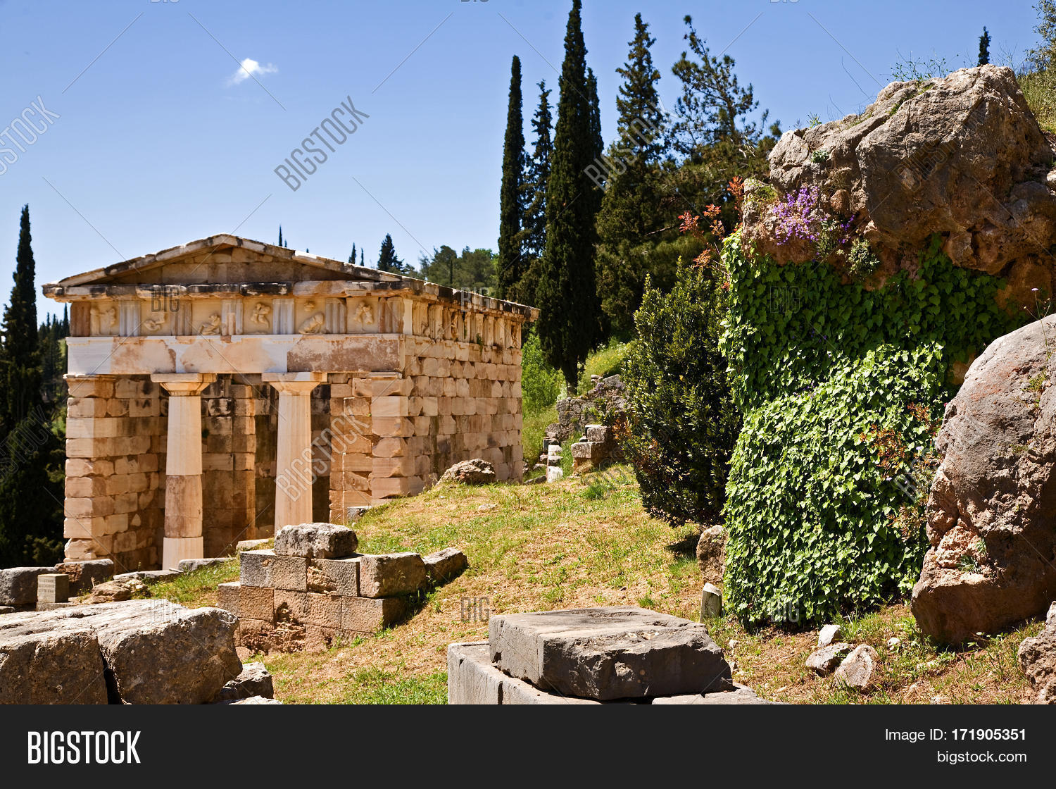 Athenian Treasury Image & Photo (Free Trial) | Bigstock