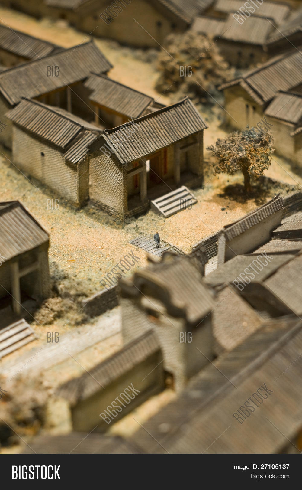 Model Chinese Village Image & Photo (Free Trial) | Bigstock