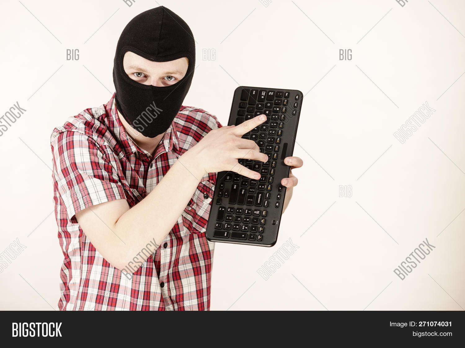 Crazy Hacker Man. Image & Photo (Free Trial) | Bigstock