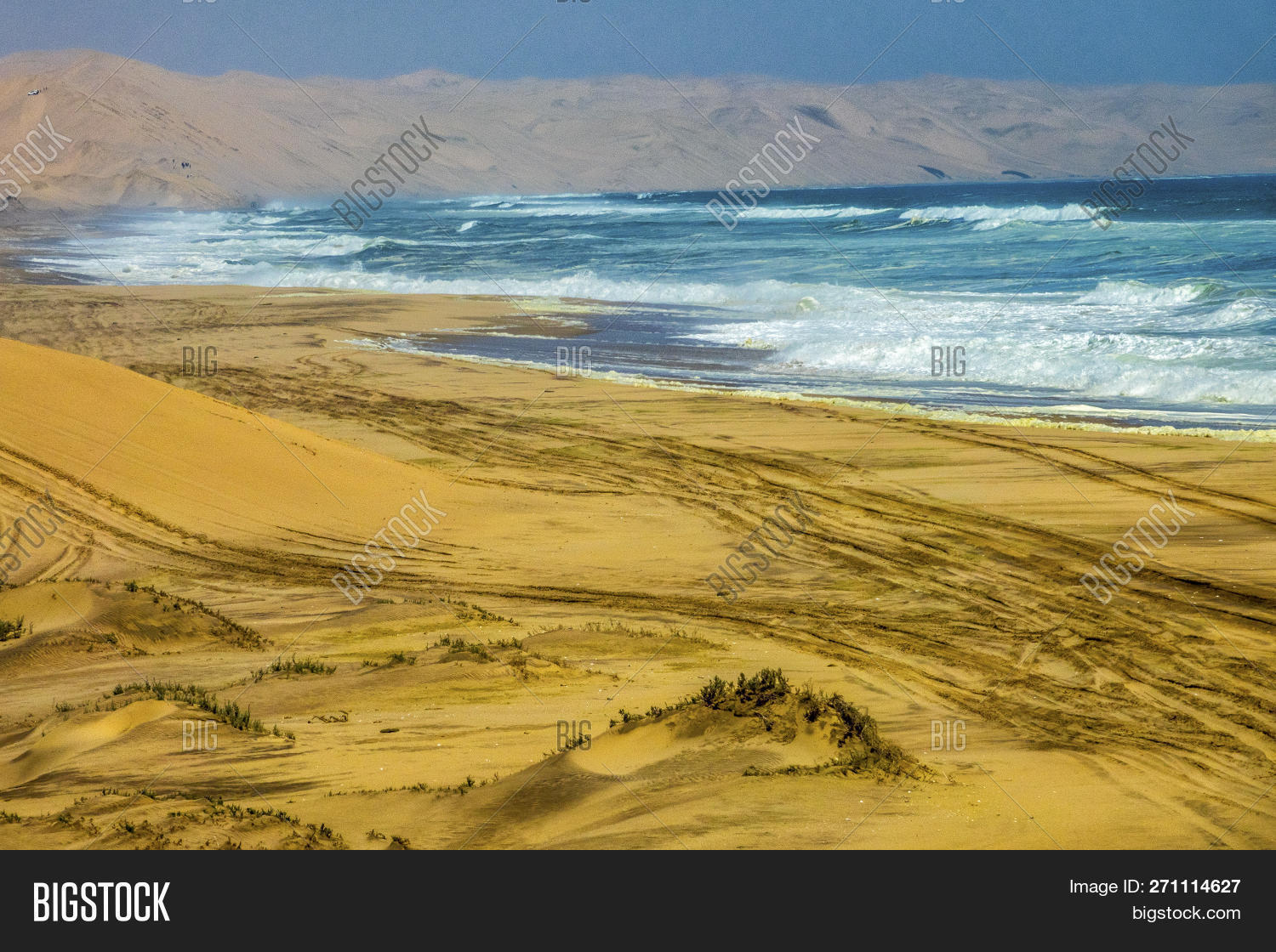 Dunes Ocean Walvis Bay Image & Photo (Free Trial) | Bigstock