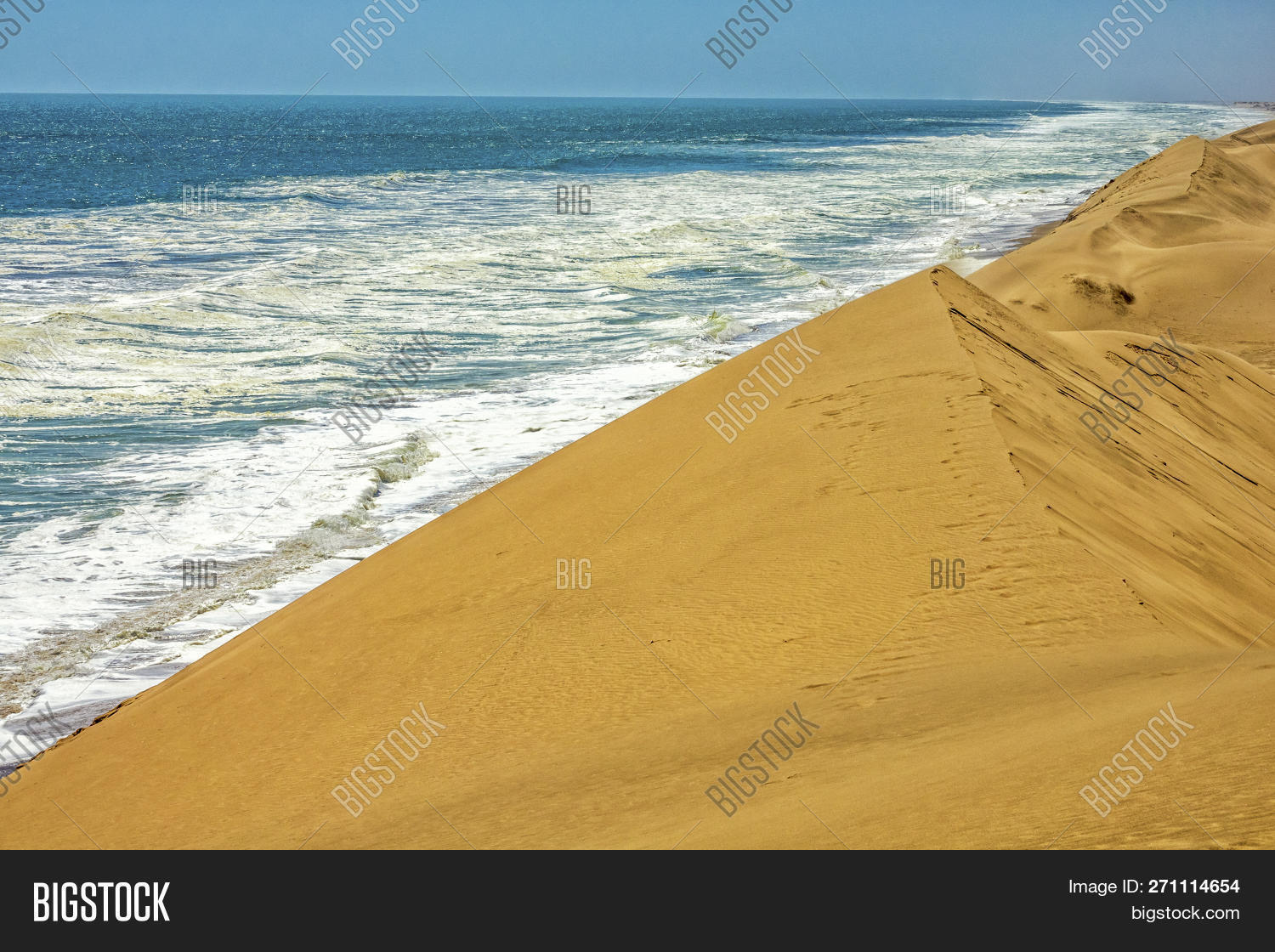 Dunes Ocean Walvis Bay Image & Photo (Free Trial) | Bigstock