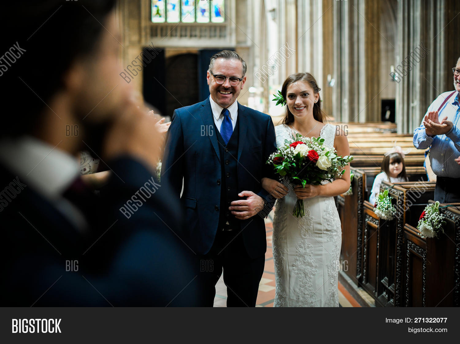 Father Bride Walking Image & Photo (Free Trial) | Bigstock
