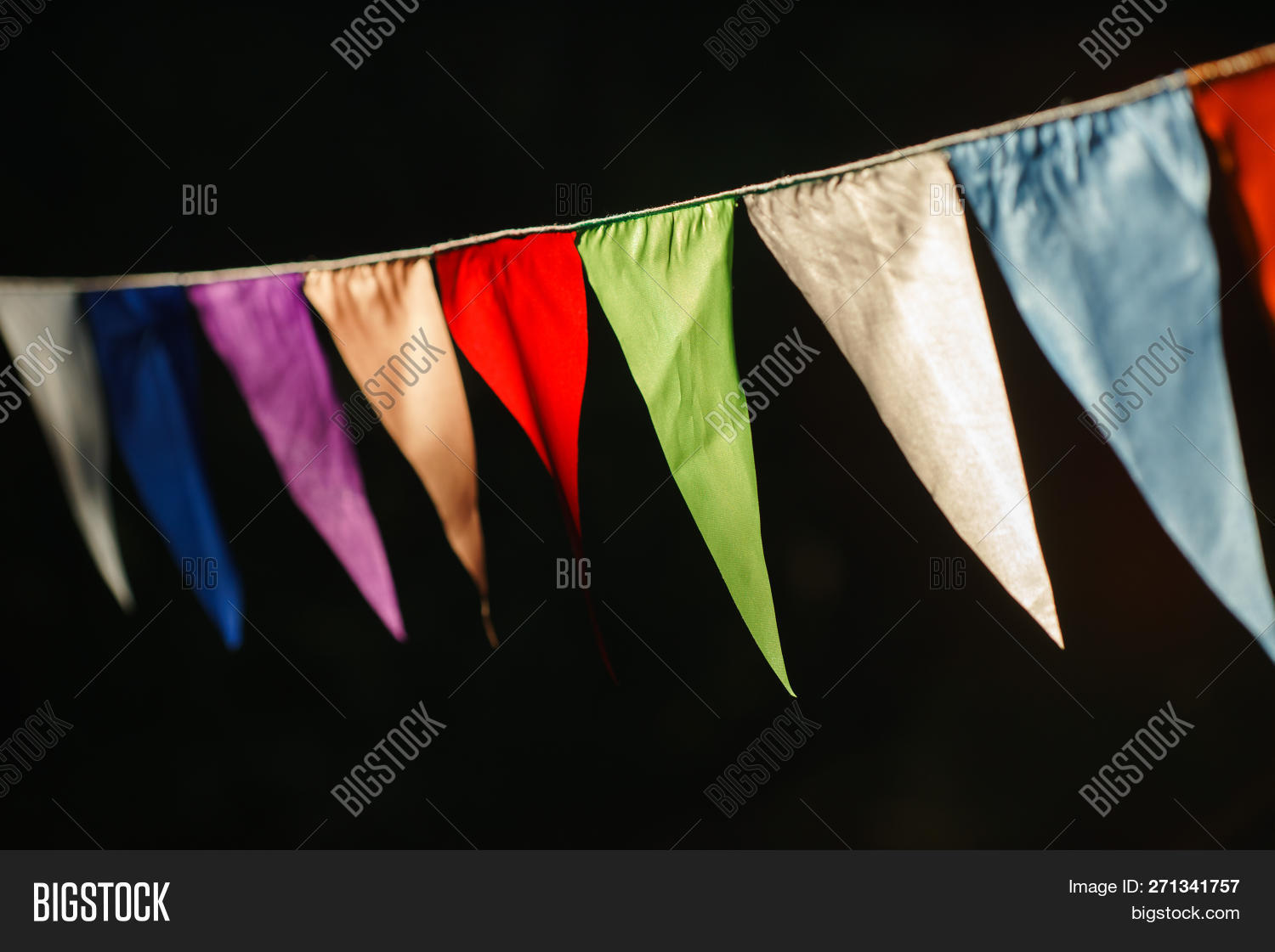 Carnival Garland Flags Image & Photo (Free Trial) | Bigstock