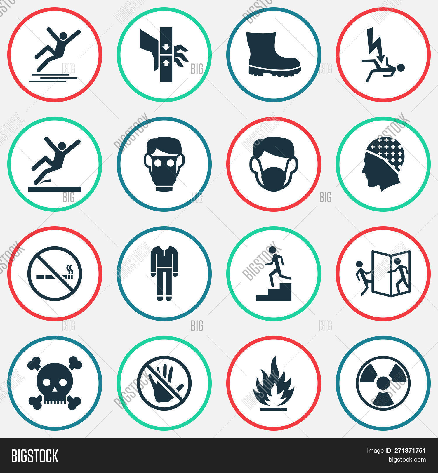 Safety Icons Set Image & Photo (Free Trial) | Bigstock
