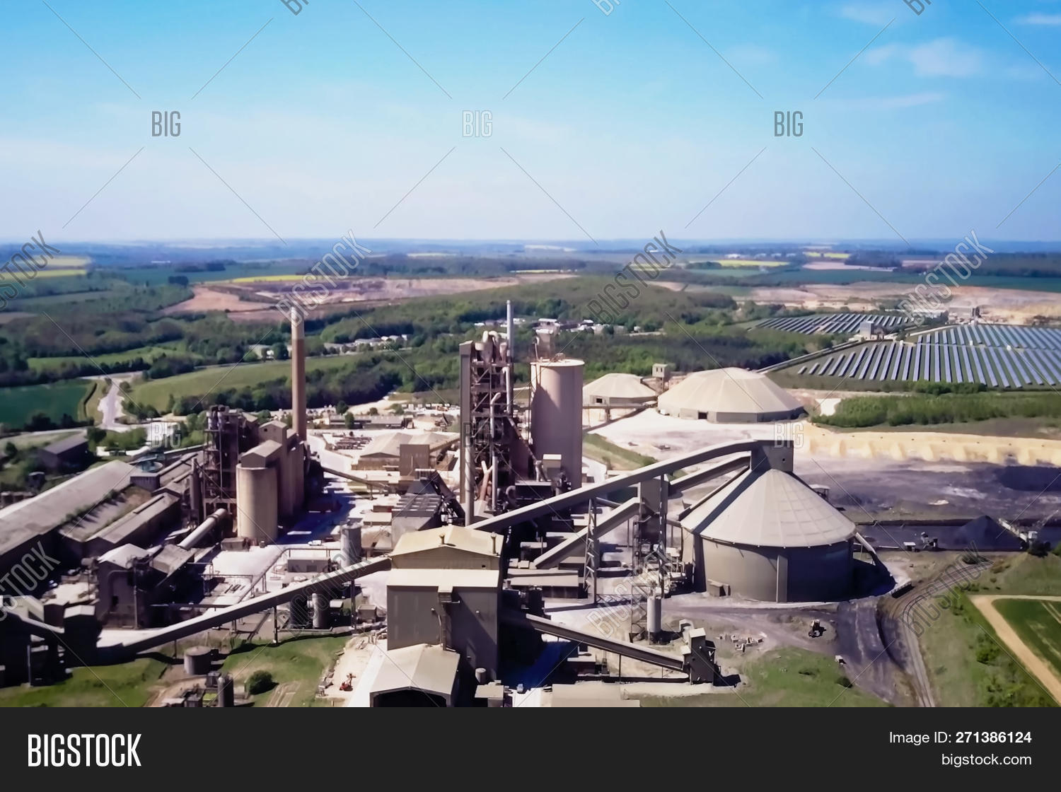 Large Cement Plant. Image & Photo (Free Trial) | Bigstock