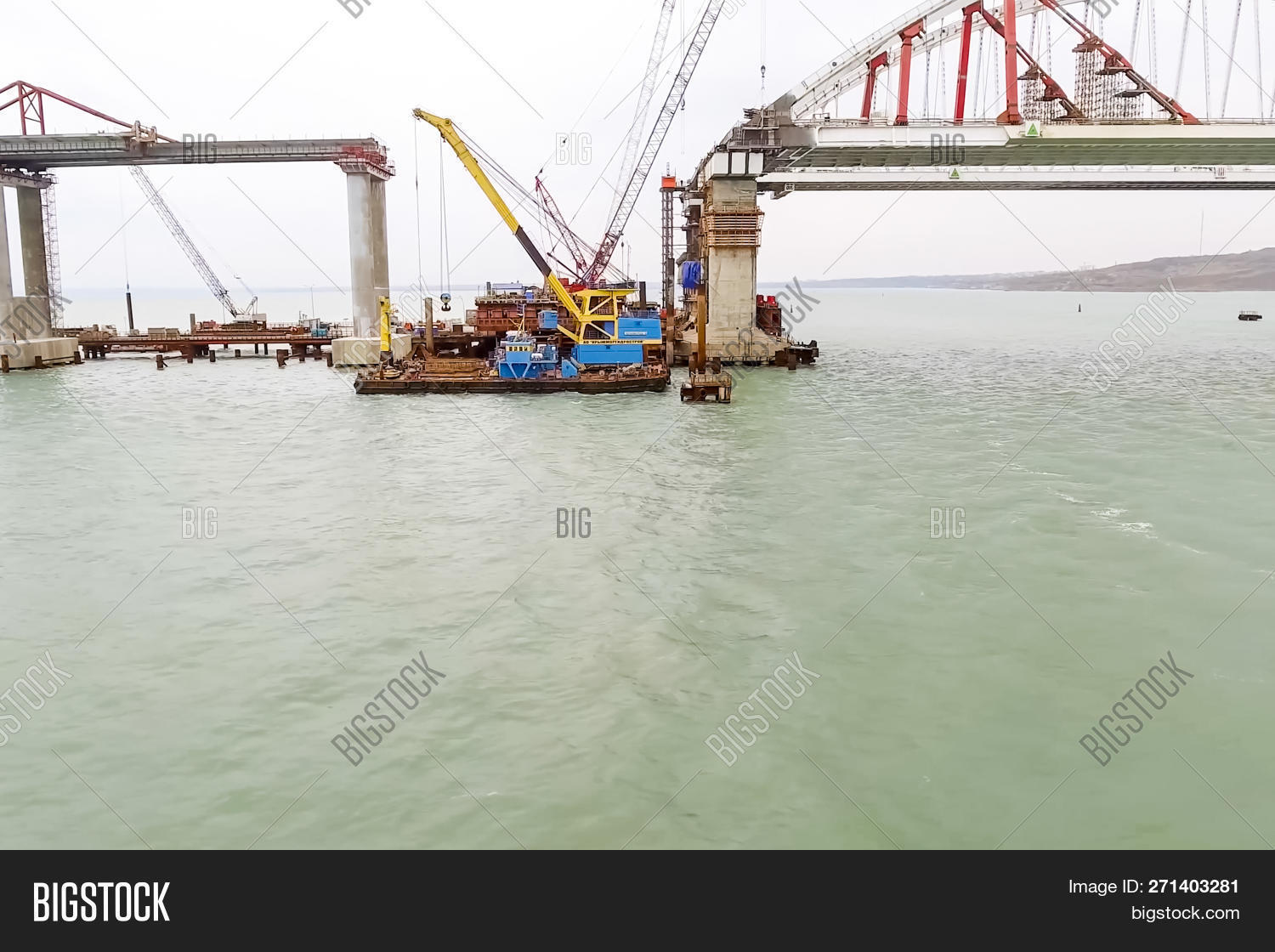 Construction Bridge. Image & Photo (Free Trial) | Bigstock