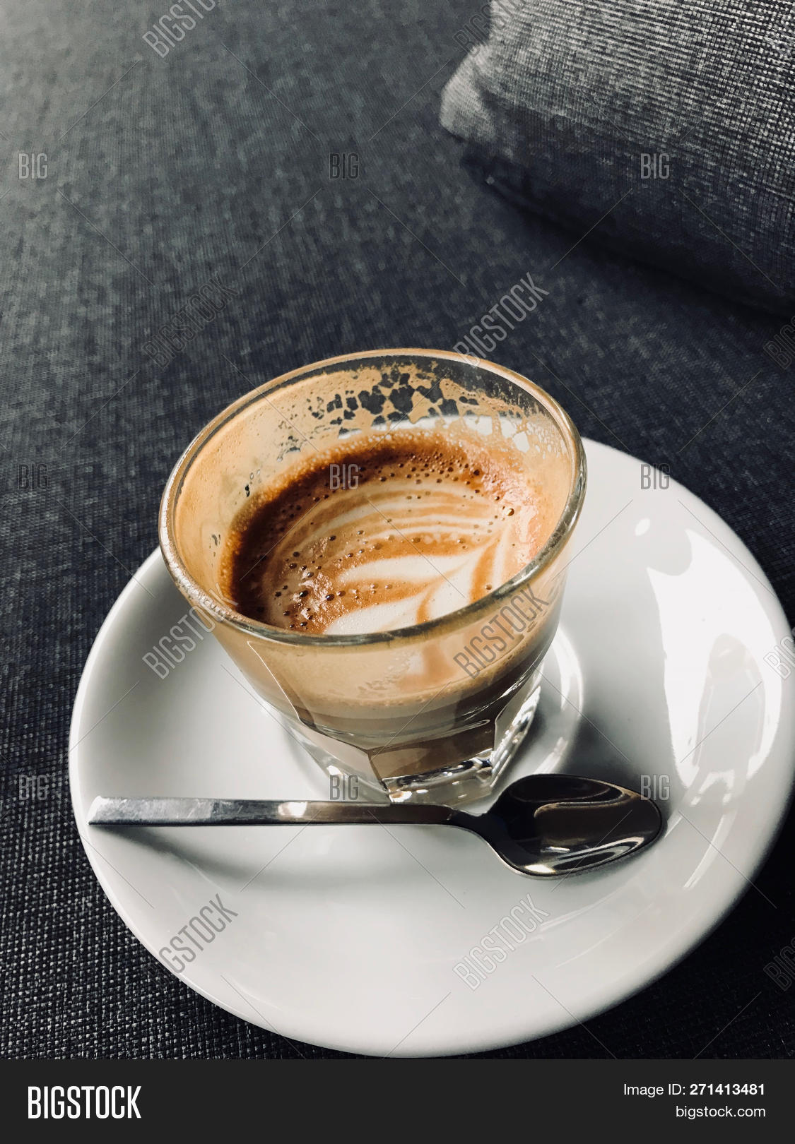 Glass Picolo Latte Image & Photo (Free Trial) | Bigstock