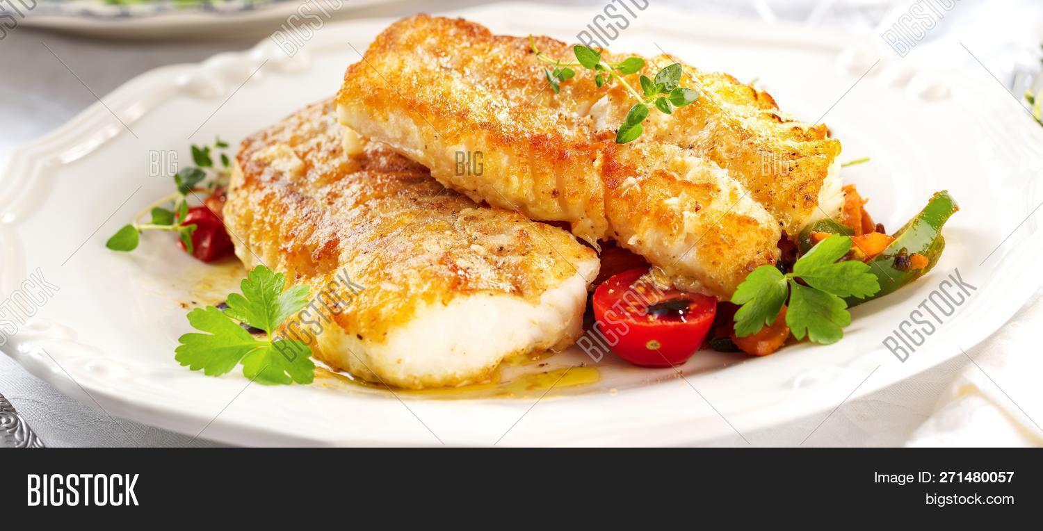 Fresh Backed Codfish Image & Photo (Free Trial) | Bigstock