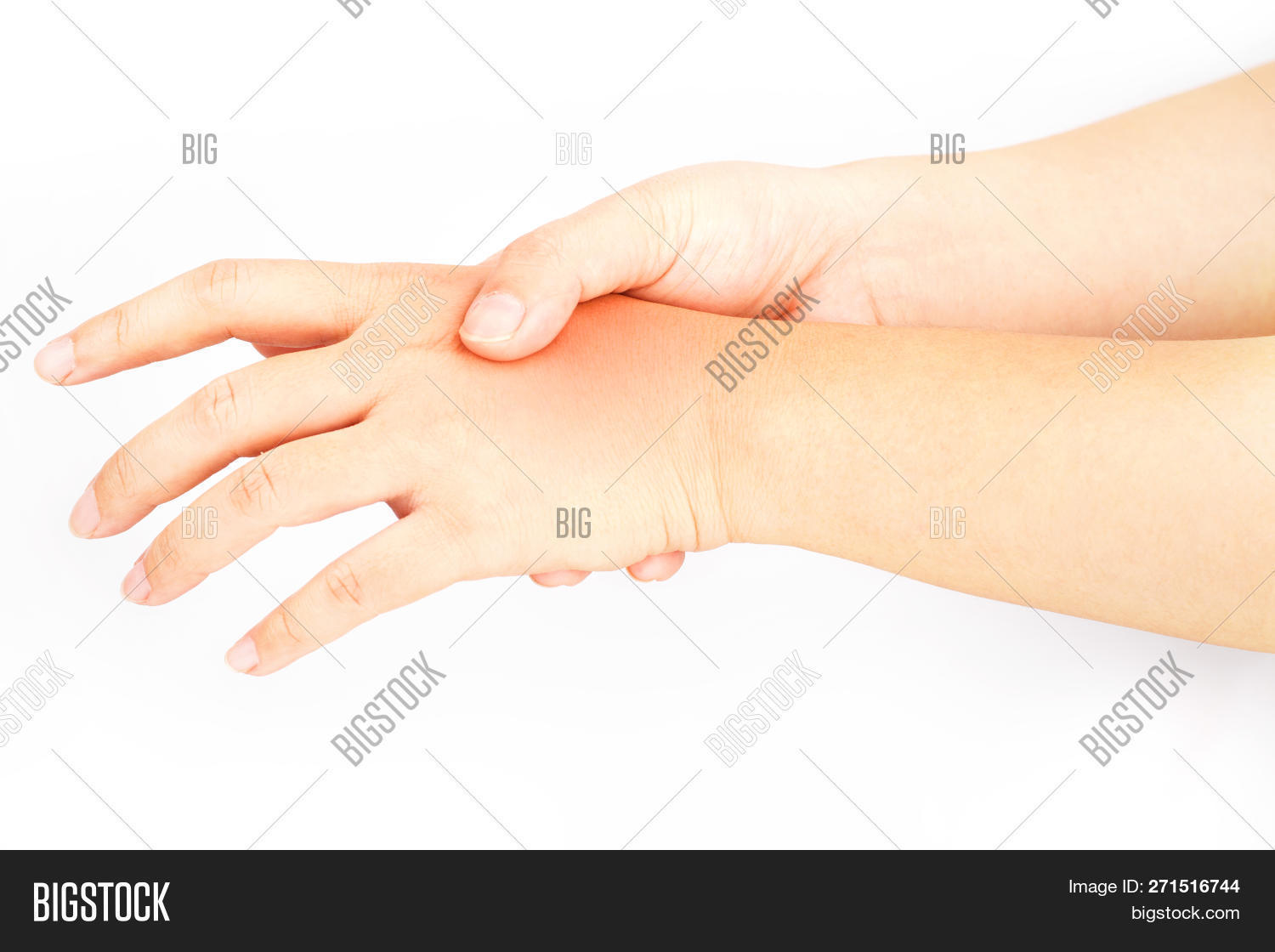 Hand Muscle Pain White Image & Photo (Free Trial) | Bigstock