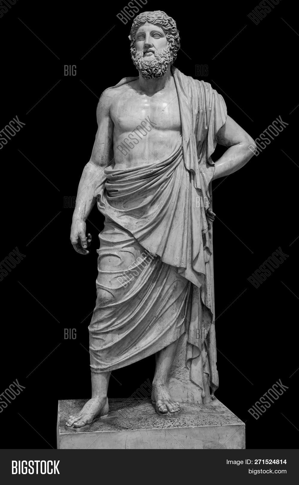 Ancient Greek God Zeus Statue