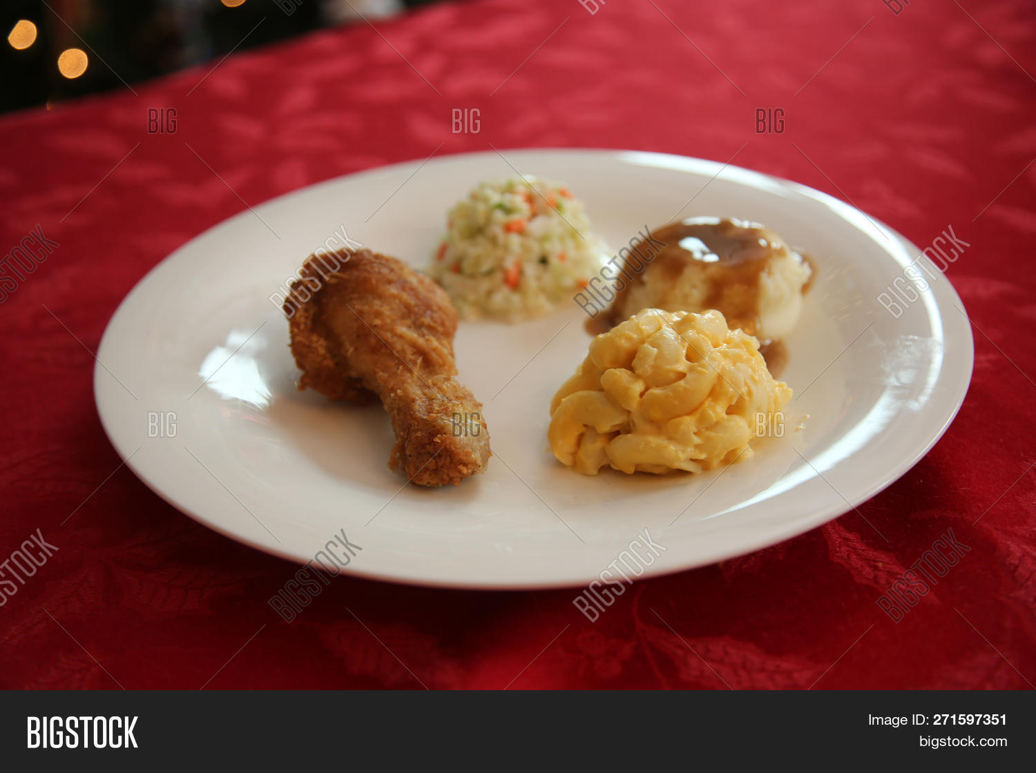 Chicken Dinner. Close Image & Photo (Free Trial) | Bigstock