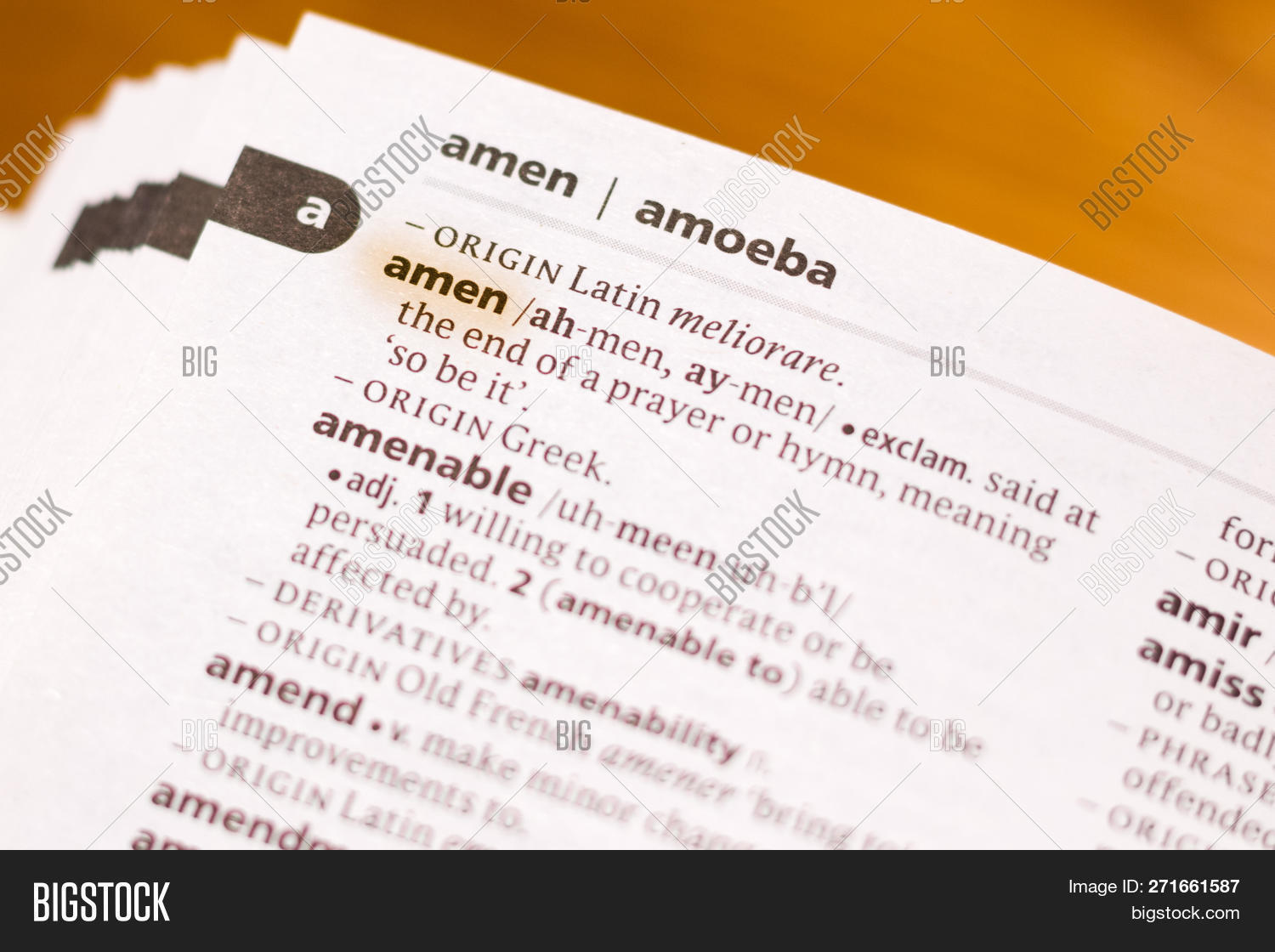 Word Phrase Amen Image & Photo (Free Trial) | Bigstock
