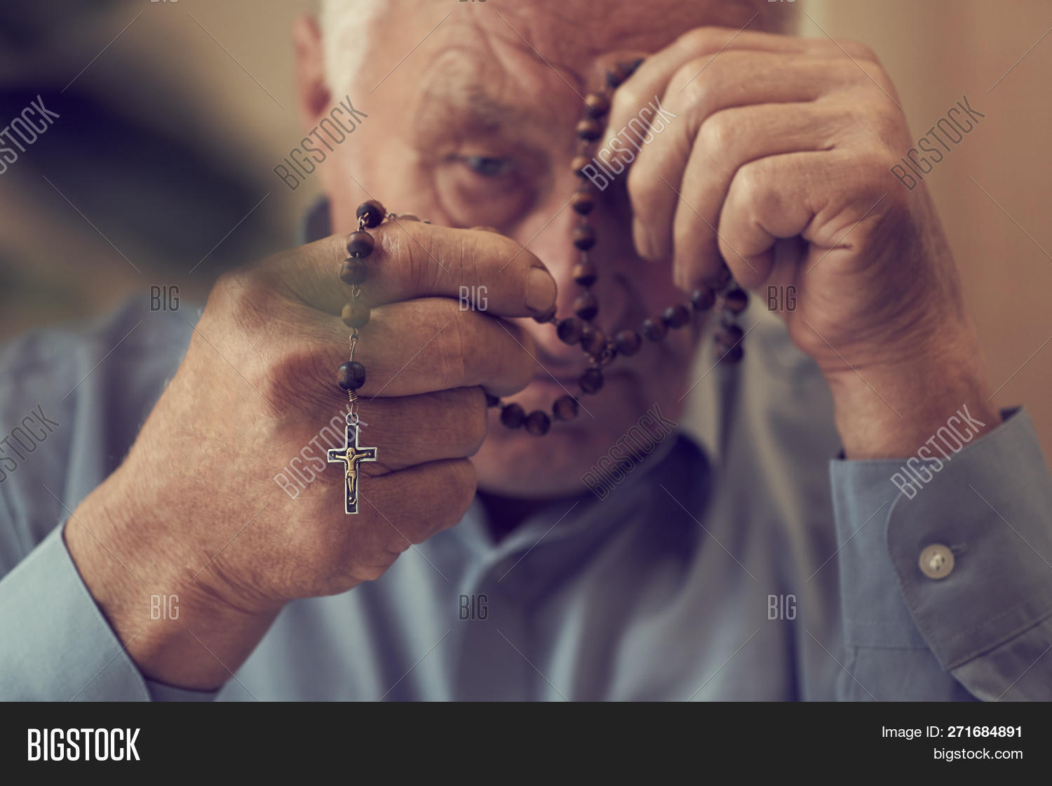 Praying Hands Old Man Image & Photo (Free Trial) | Bigstock