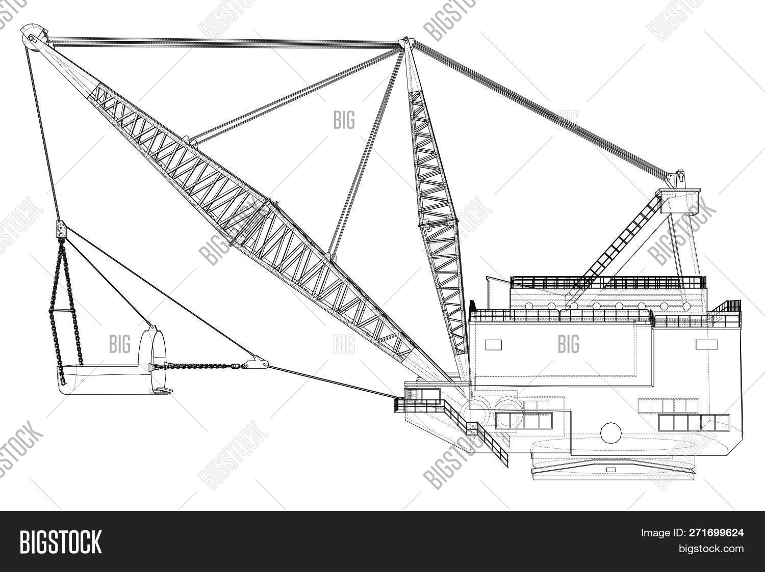 Dragline Walking Image & Photo (Free Trial) | Bigstock
