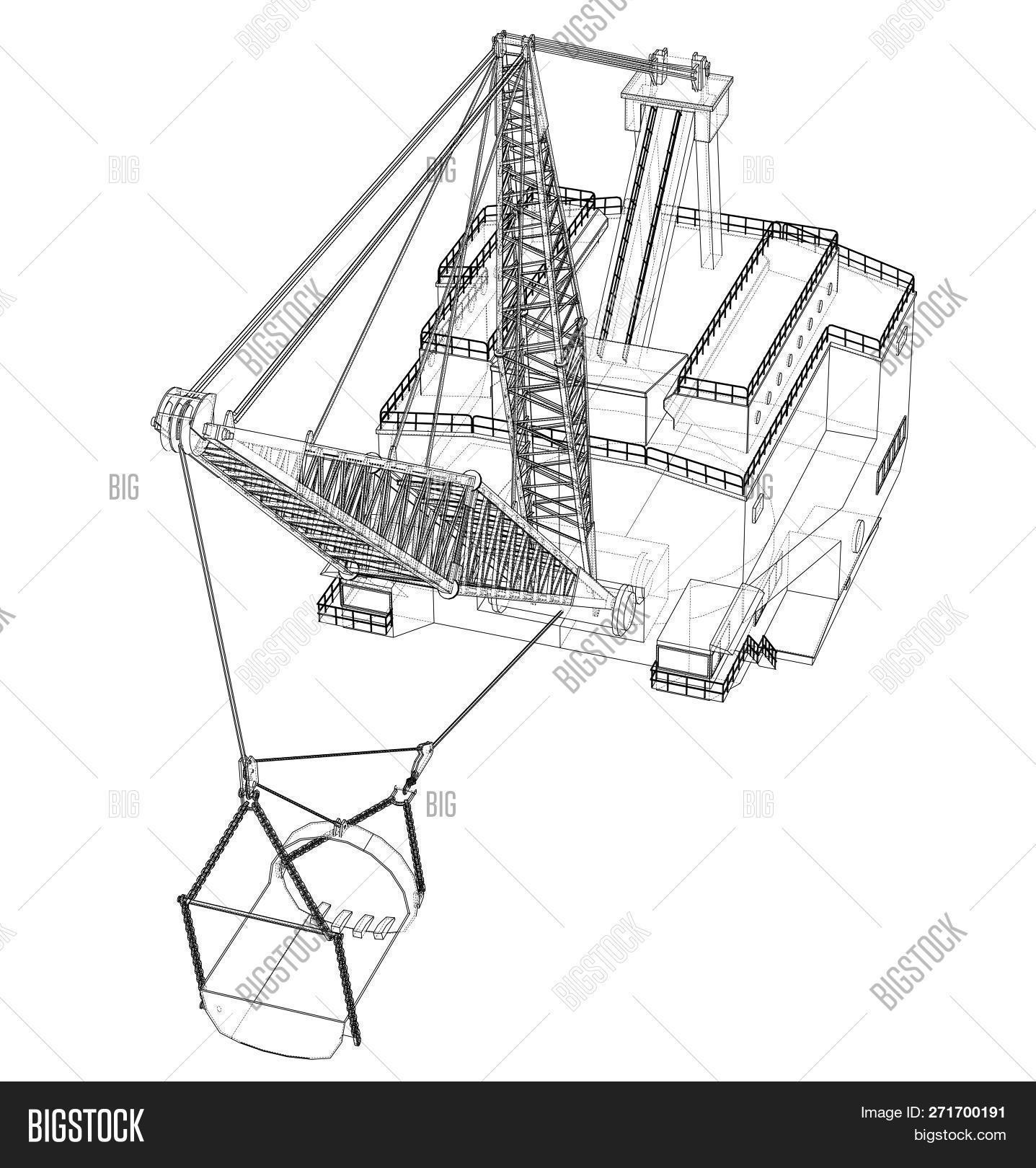 Dragline Walking Image & Photo (Free Trial) | Bigstock