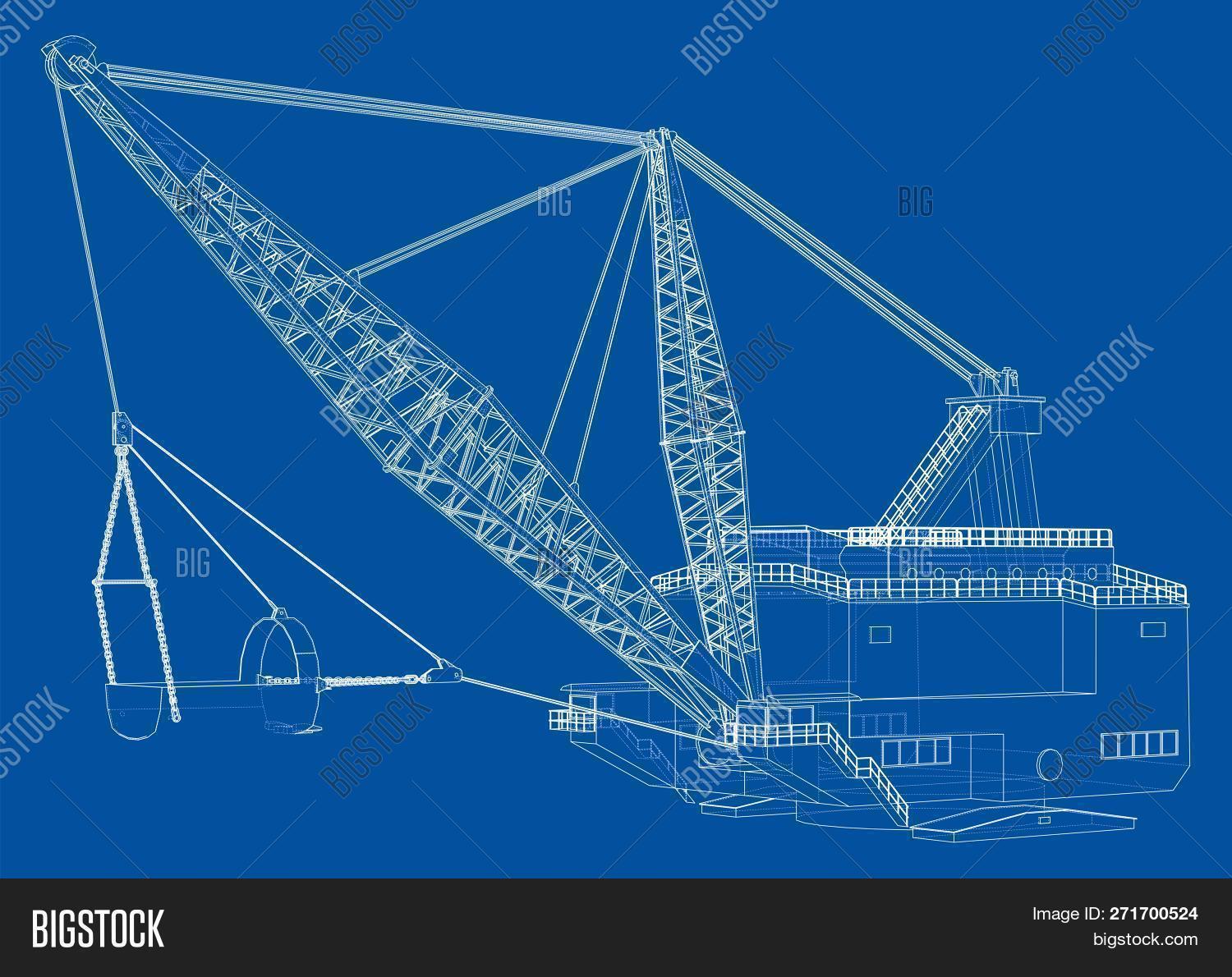 Dragline Walking Image & Photo (Free Trial) | Bigstock