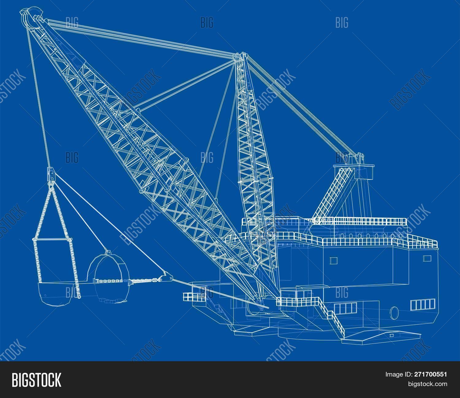 Dragline Walking Image & Photo (Free Trial) | Bigstock