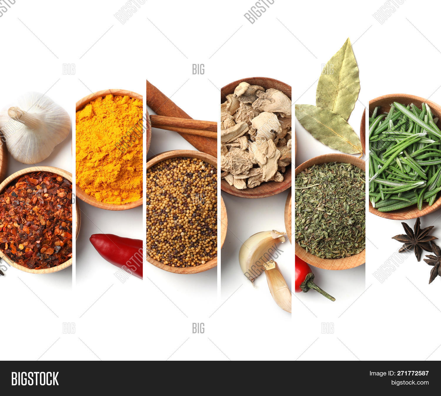 Set Different Spices Image & Photo (Free Trial) | Bigstock