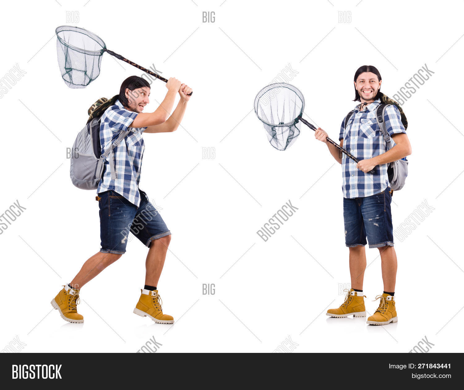 Man Catching Net Image & Photo (Free Trial) | Bigstock