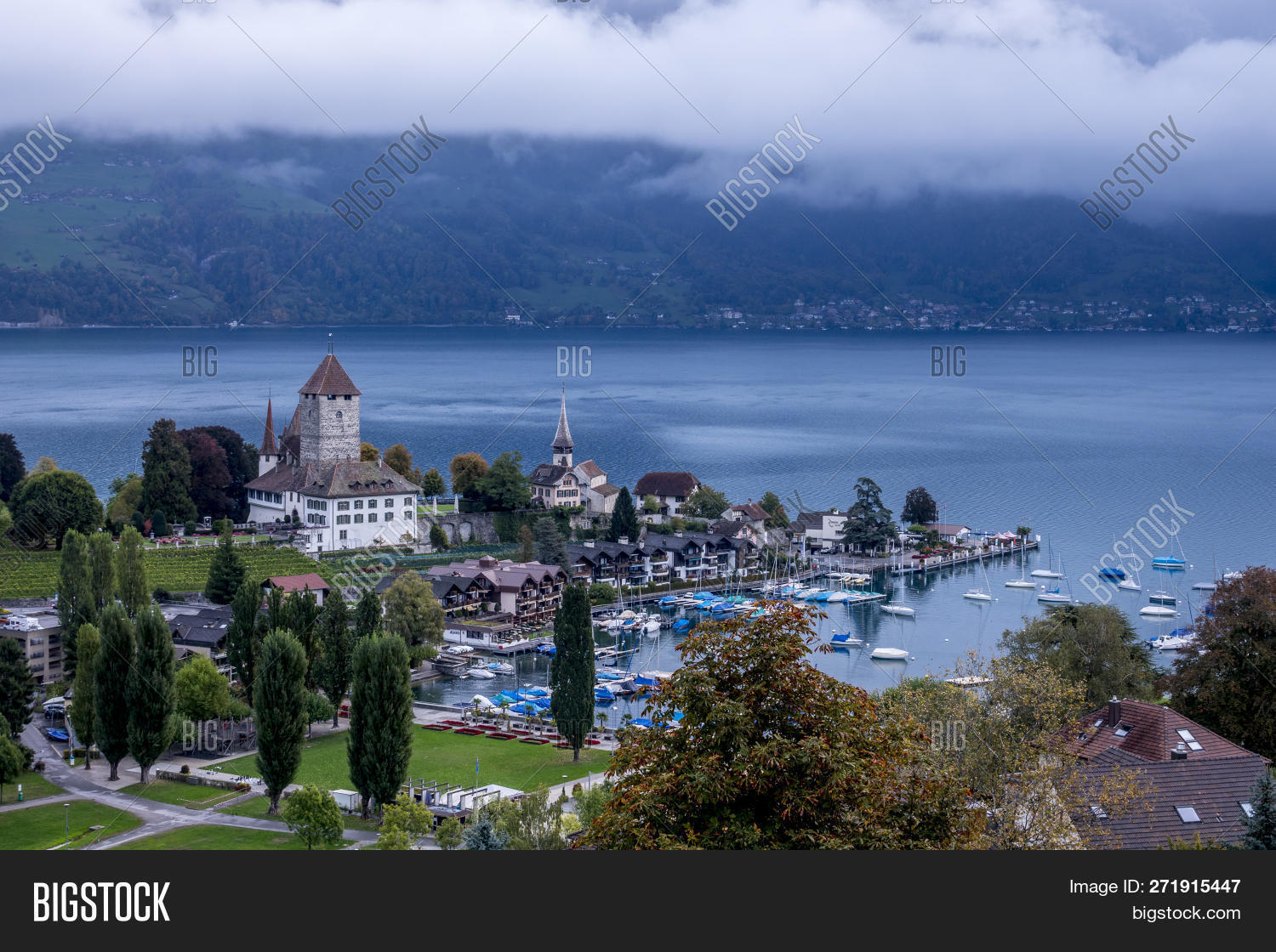 Spiez Town Switzerland Image & Photo (Free Trial) | Bigstock