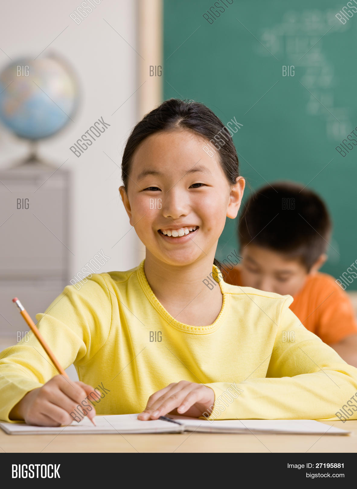 Happy Student Writing Image & Photo (Free Trial) | Bigstock
