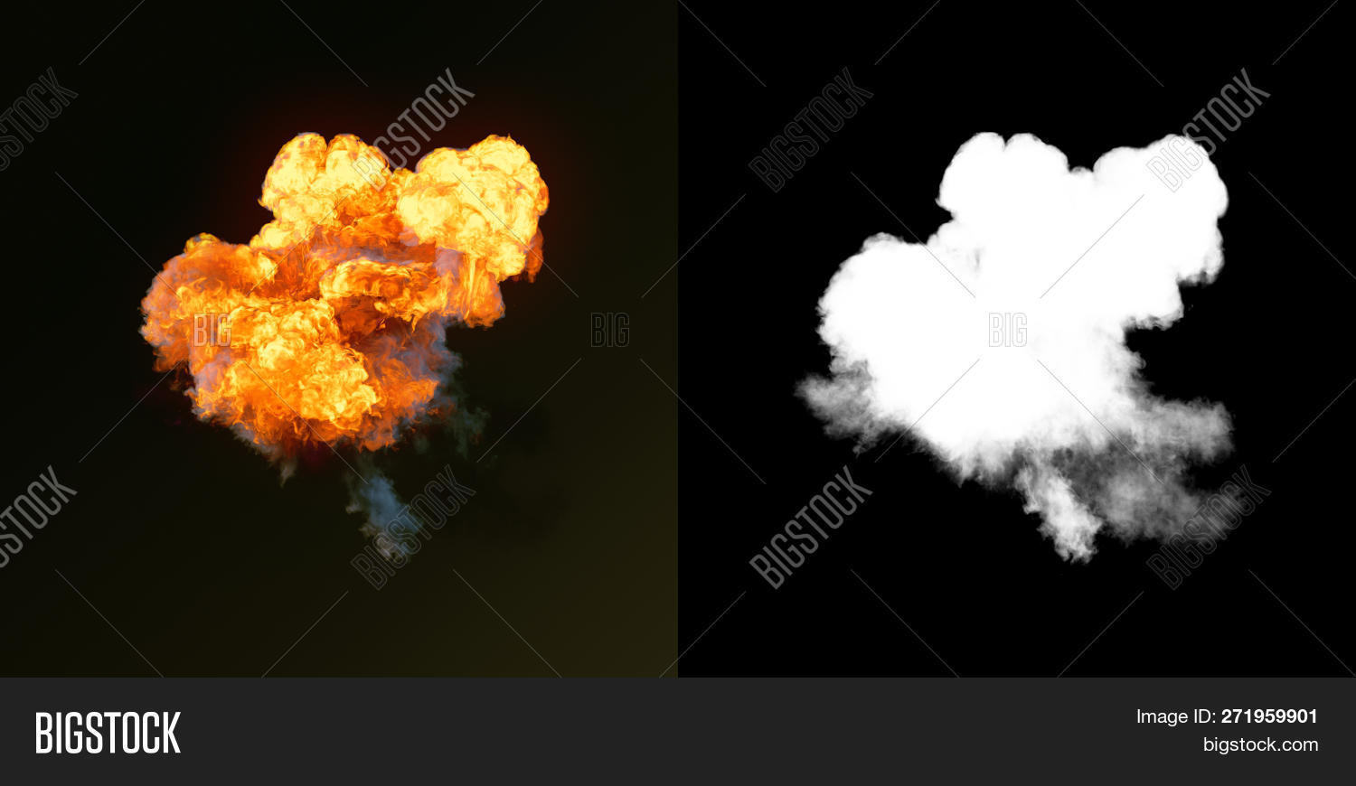 Large Explosion Black Image & Photo (Free Trial) | Bigstock