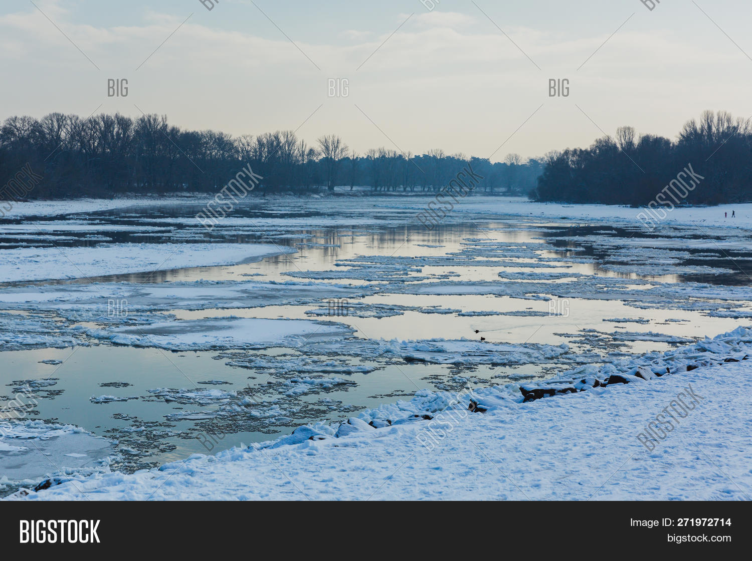 Sidewalk River Dam Image & Photo (Free Trial) | Bigstock