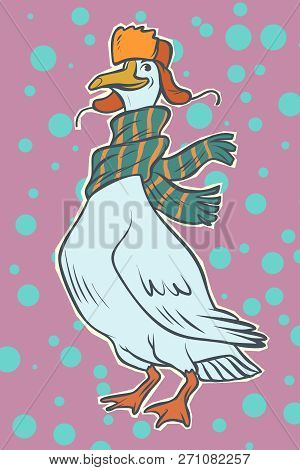 Christmas Goose Vector & Photo (Free Trial) | Bigstock