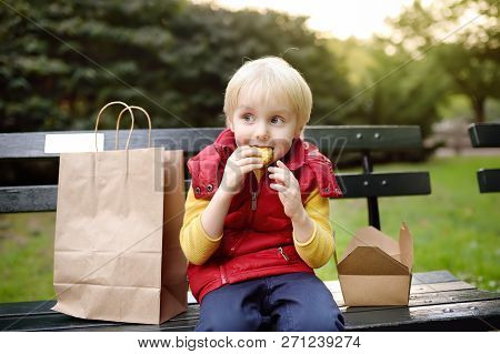 Little Boy Eating His Image & Photo (Free Trial) | Bigstock