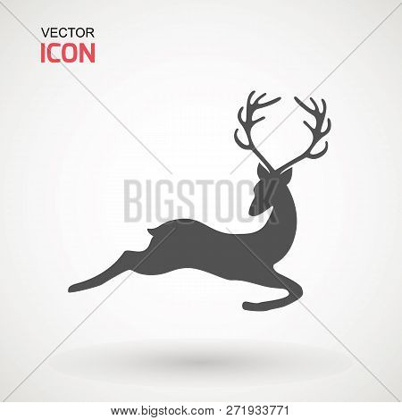 Deer Running Vector