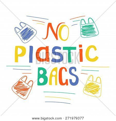 No Plastic Bags Vector & Photo (Free Trial) | Bigstock