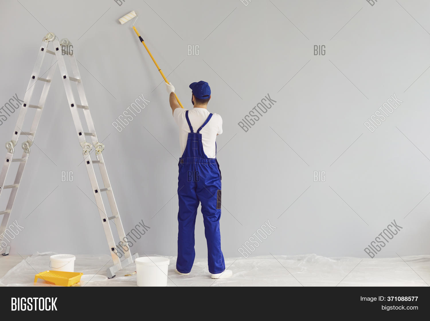 Worker Painter Paints Image & Photo (Free Trial) | Bigstock