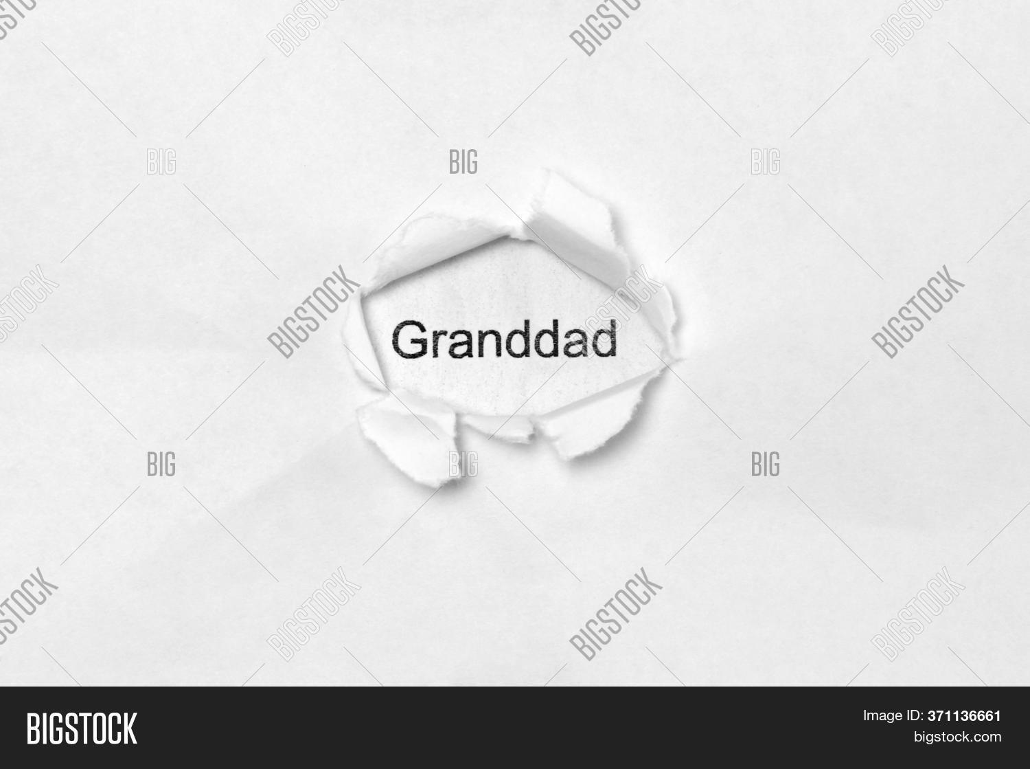 Word Granddad On White Image & Photo (Free Trial) | Bigstock