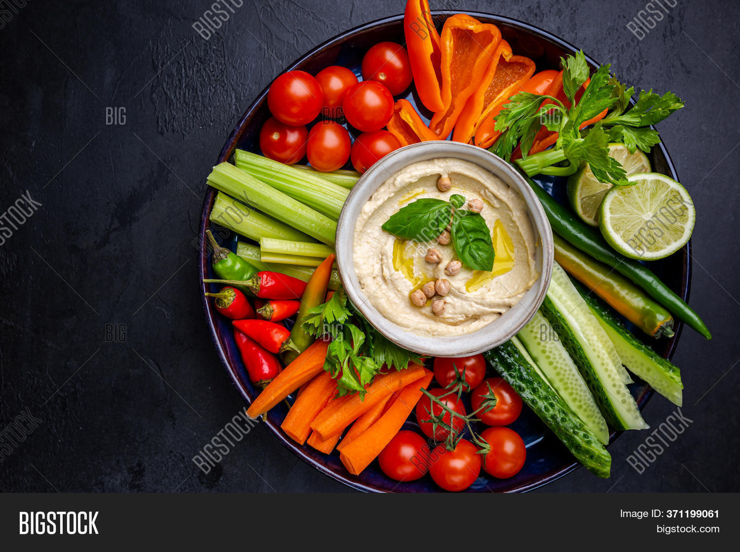 Hummus Platter Image & Photo (Free Trial) | Bigstock