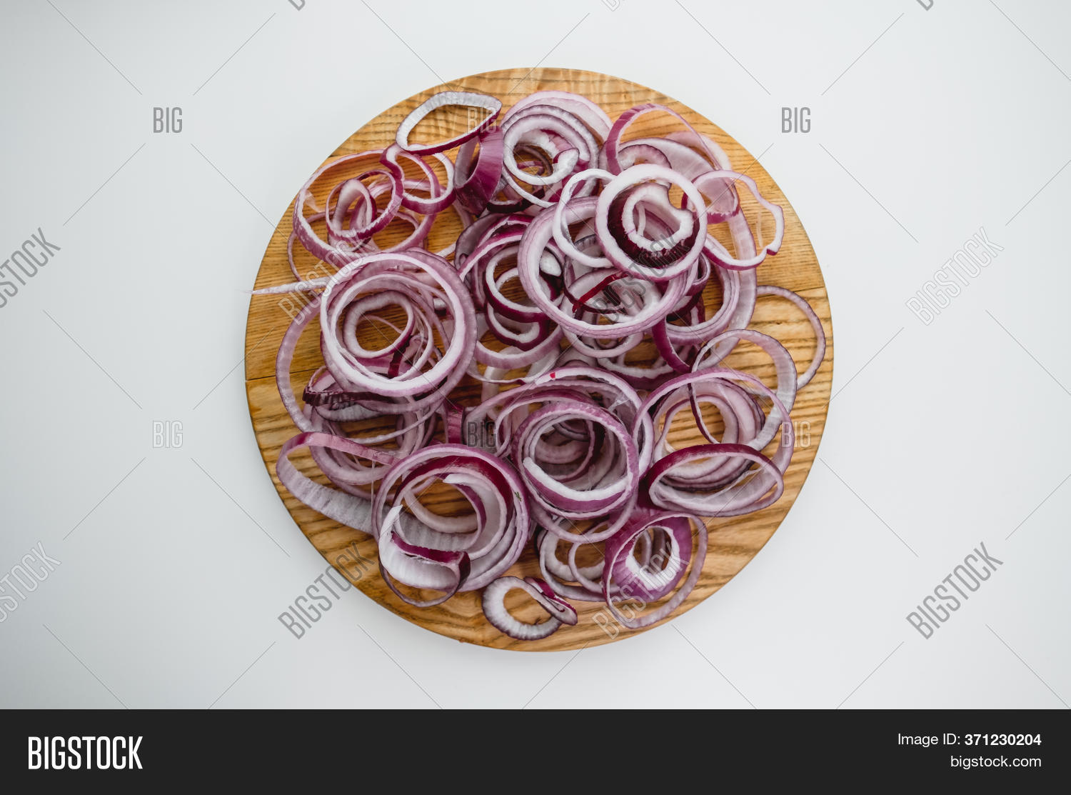 Red Onion Rings On Image & Photo (Free Trial) | Bigstock