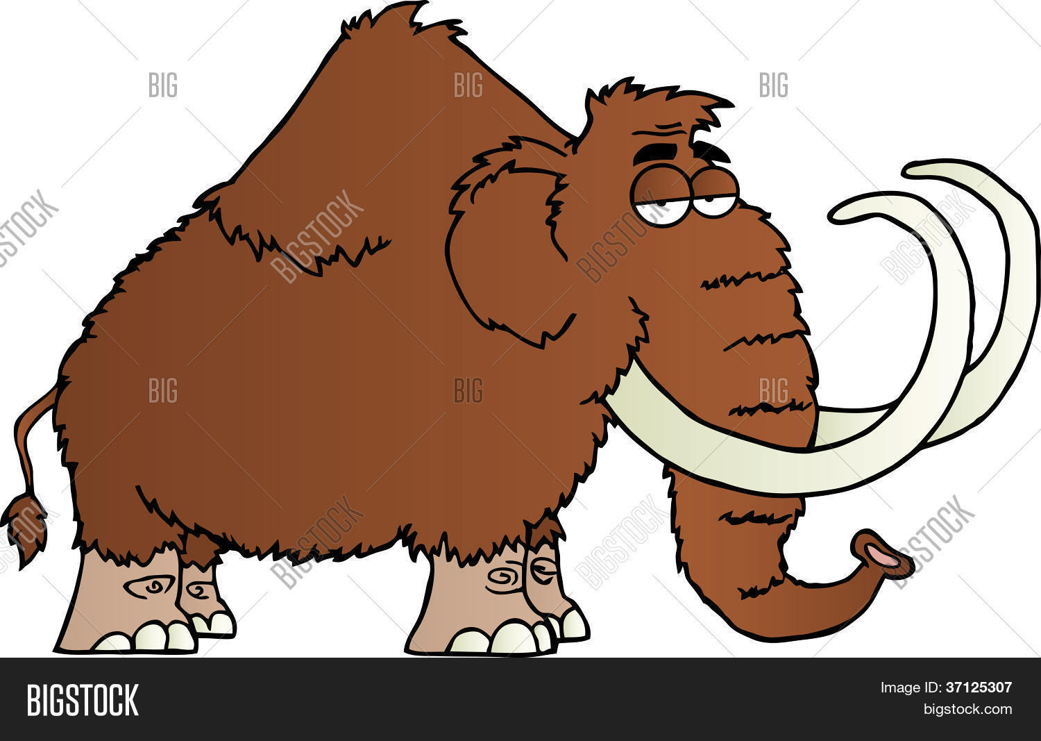 Mammoth Cartoon Image & Photo (Free Trial) | Bigstock