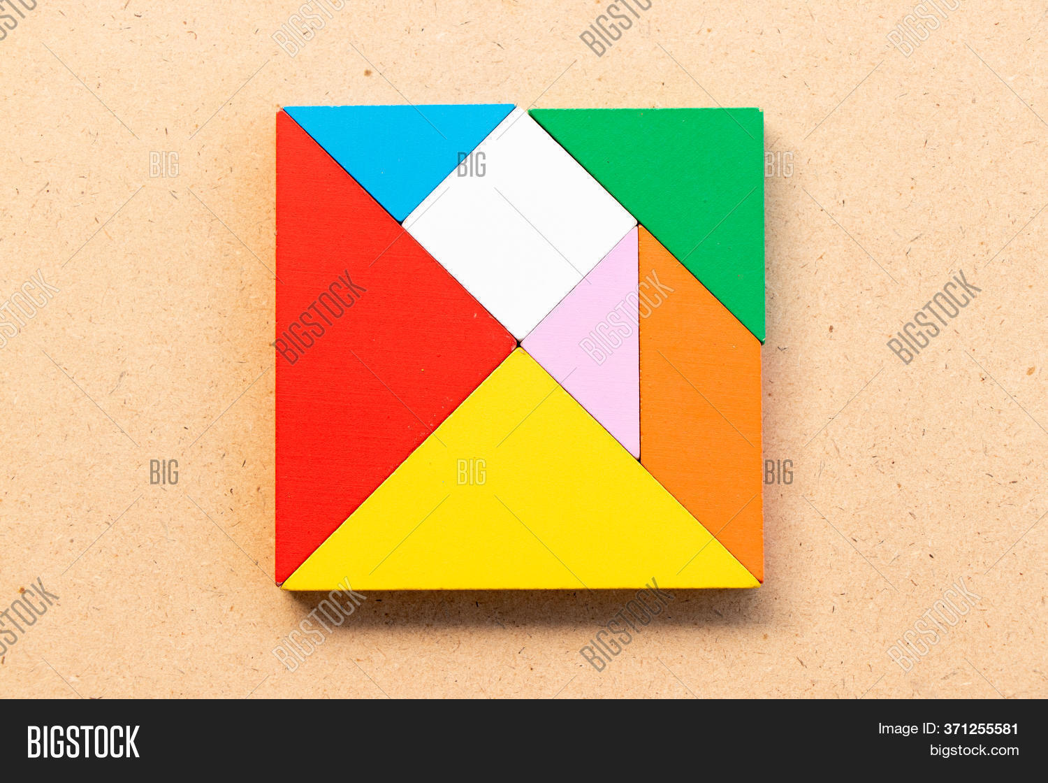 Color Tangram Puzzle Image & Photo (Free Trial) | Bigstock