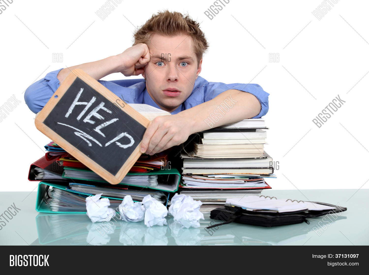 Overworked Office Image & Photo (Free Trial) | Bigstock