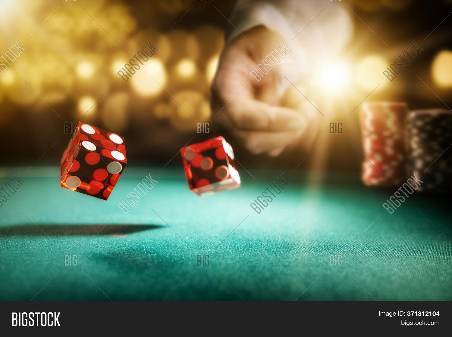 Man Gambling Craps Image & Photo (Free Trial) | Bigstock