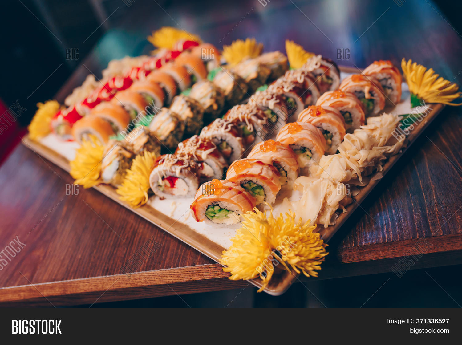 Large Set Sushi Rolls Image & Photo (Free Trial) | Bigstock